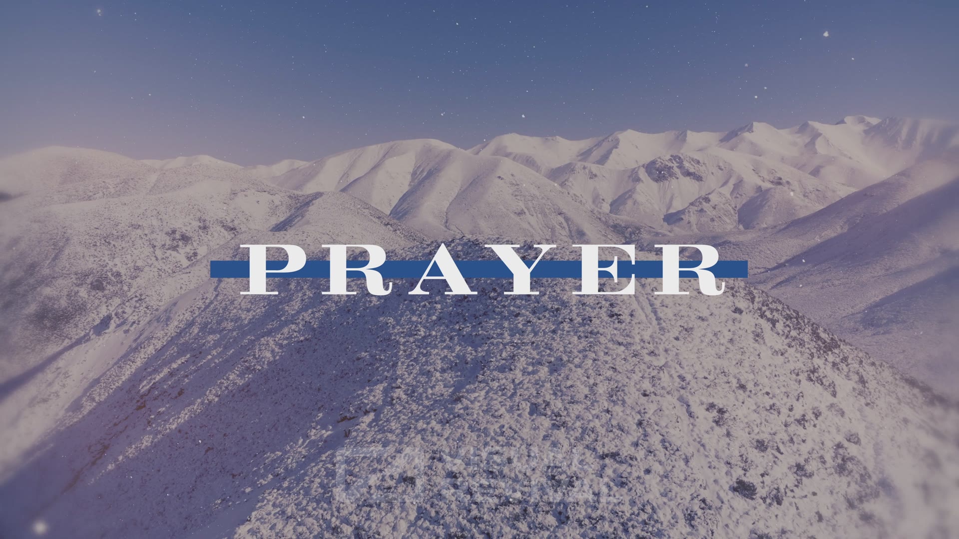 Deep Winter Title Slide - Prayer | Visual Revival