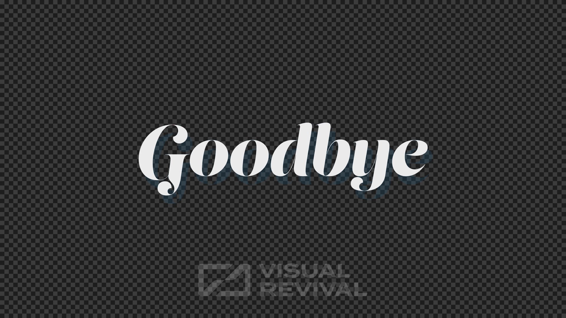 Winter Expanse Title Overlay - Goodbye | Visual Revival