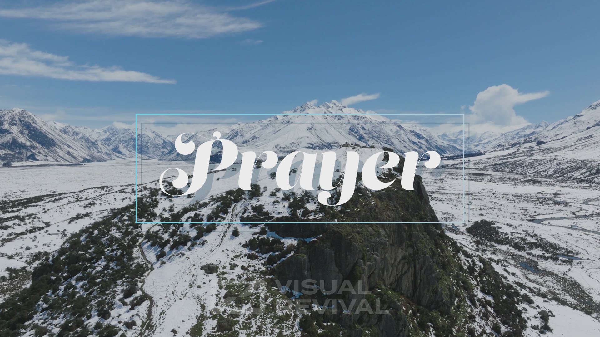 Winter Expanse Title Slide - Prayer | Visual Revival