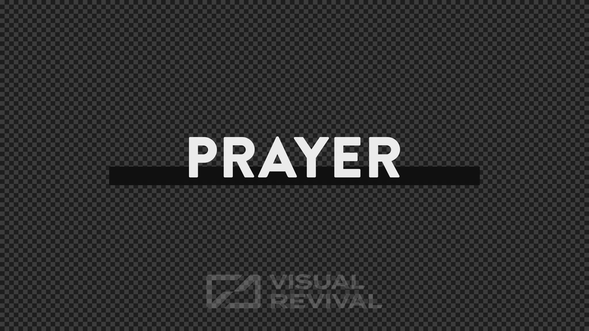 Radiant Flow Title Overlay - Prayer | Visual Revival