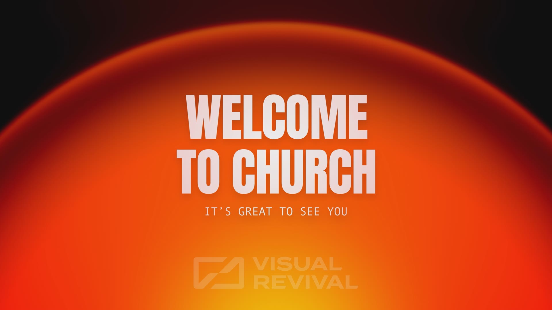 Rise Title Slide - Welcome To Church | Visual Revival
