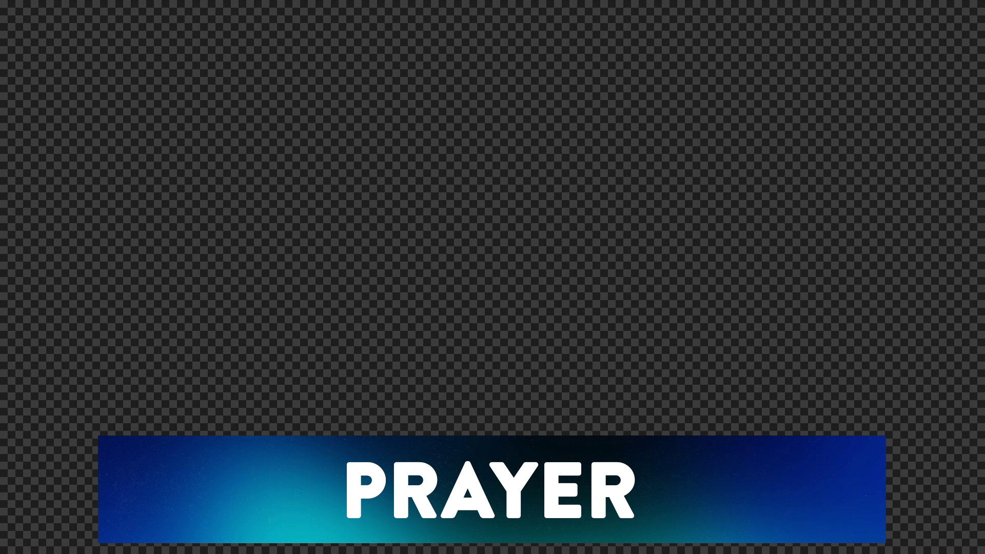 Vintage Light Lower Third - Prayer | Visual Revival