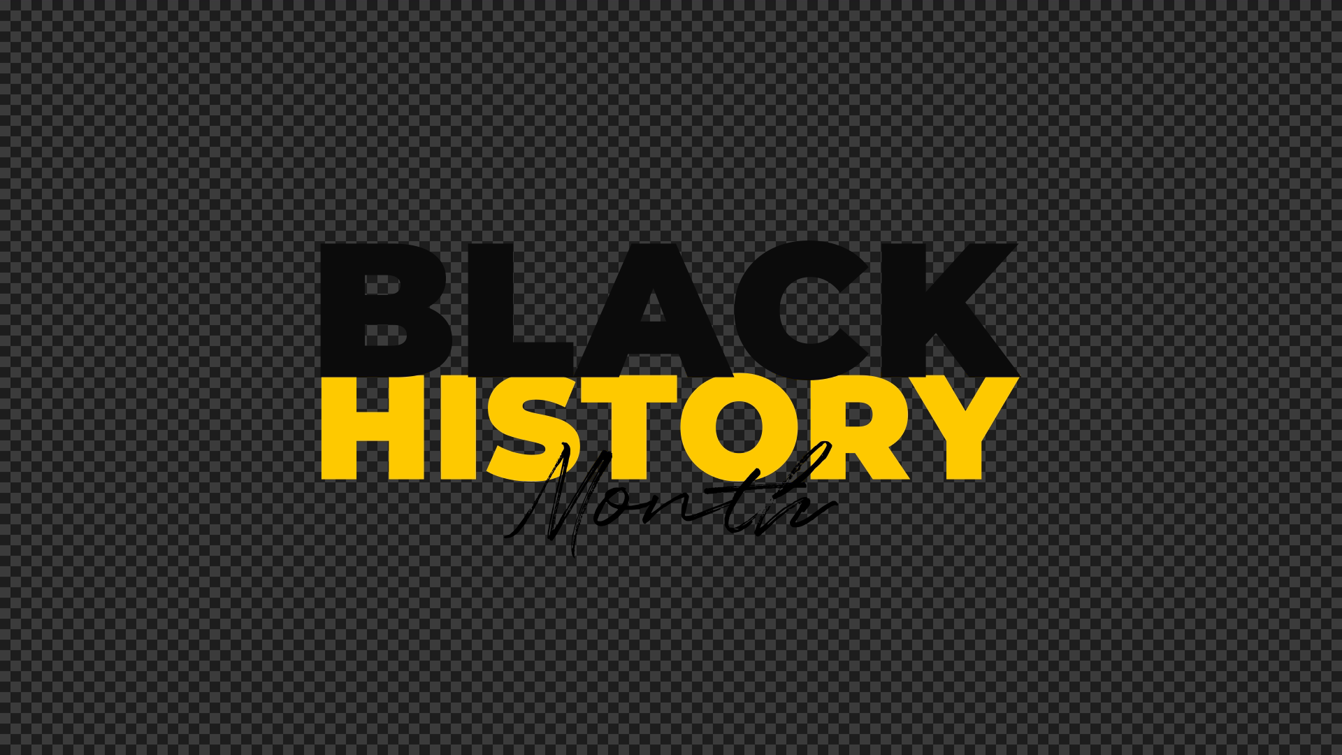 Vintage Light Title Overlay - Black History Month | Visual Revival