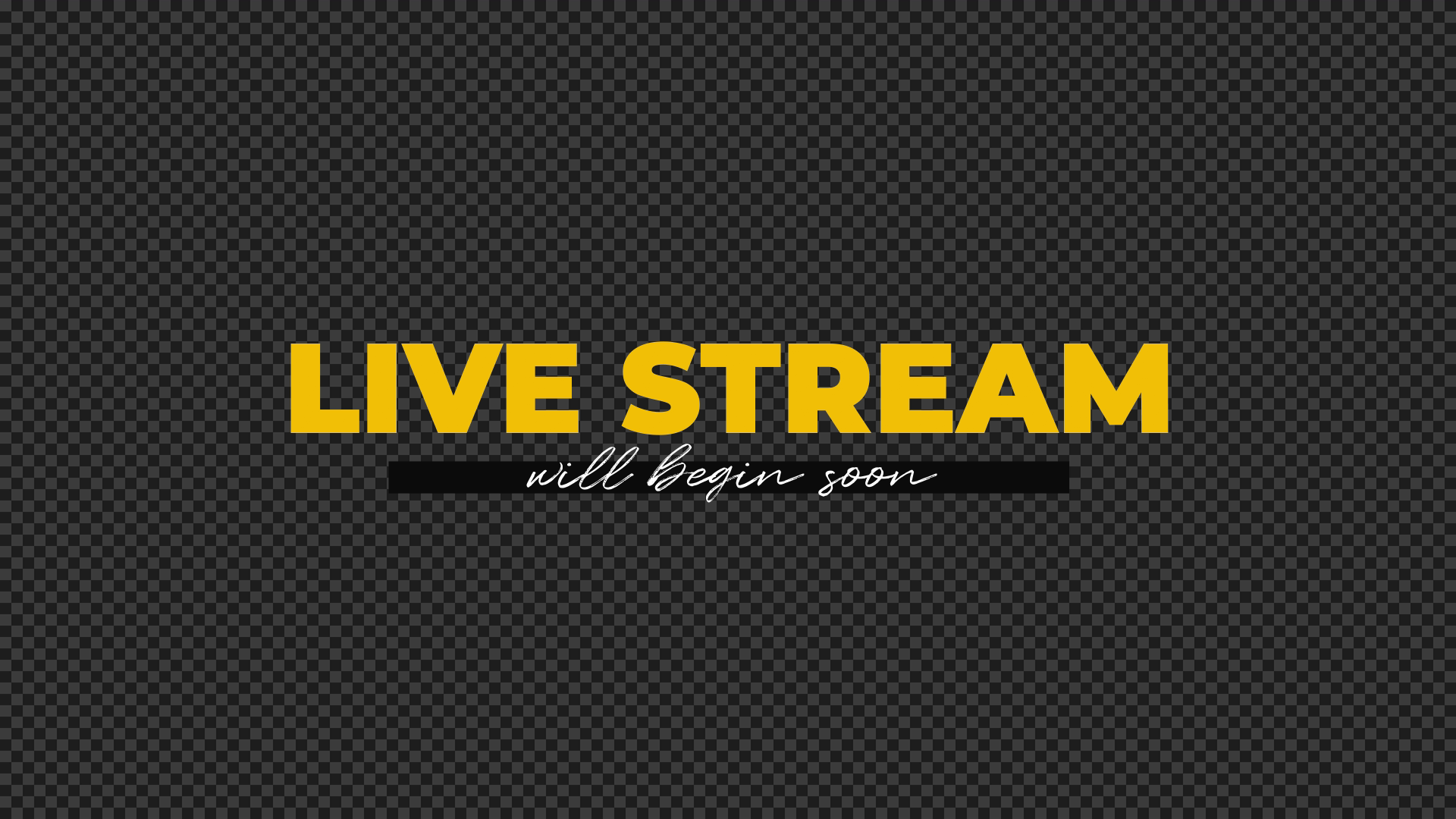 Vintage Light Title Overlay - Live Stream | Visual Revival