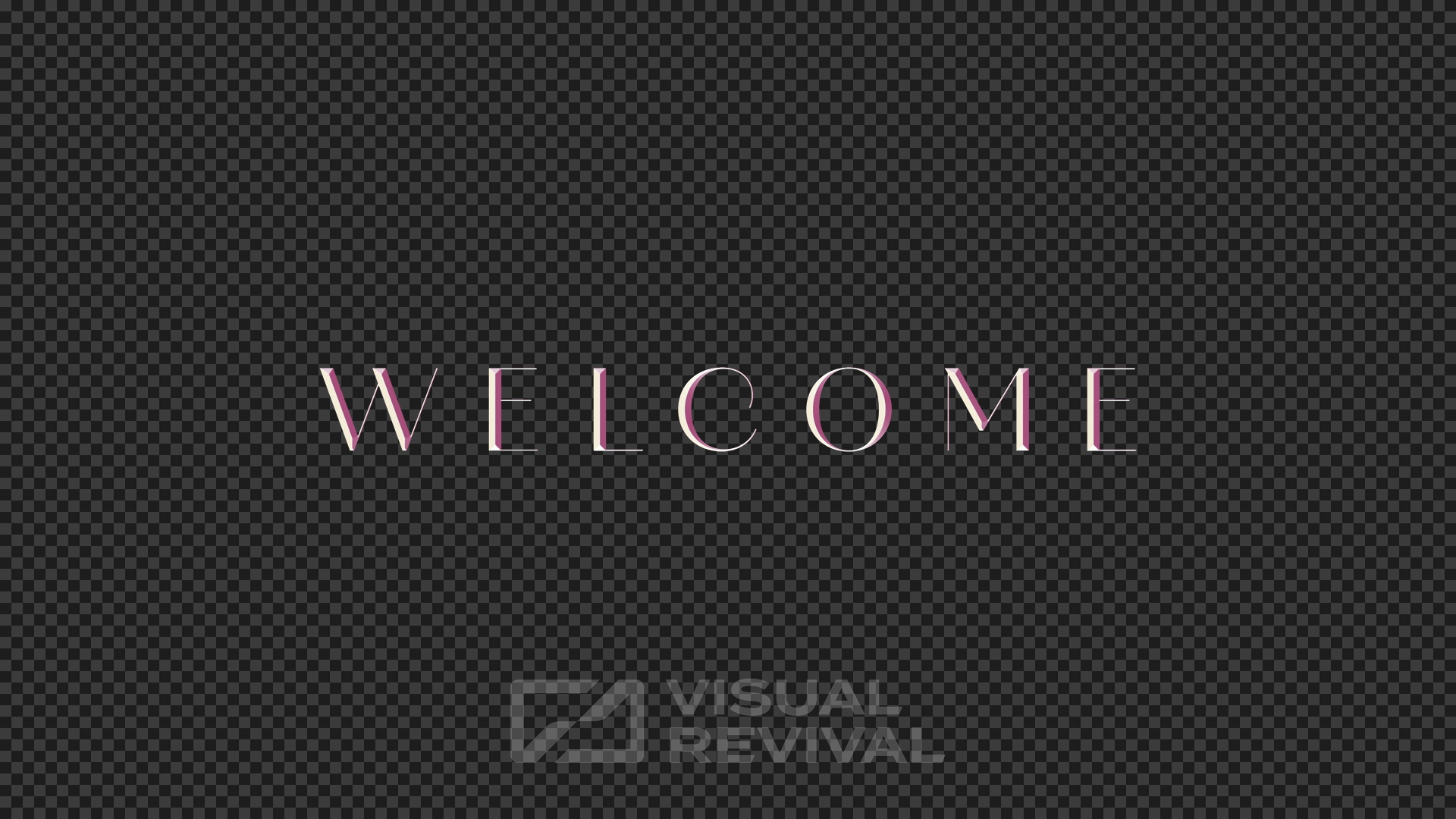 Living Marble Title Overlay - Welcome | Visual Revival
