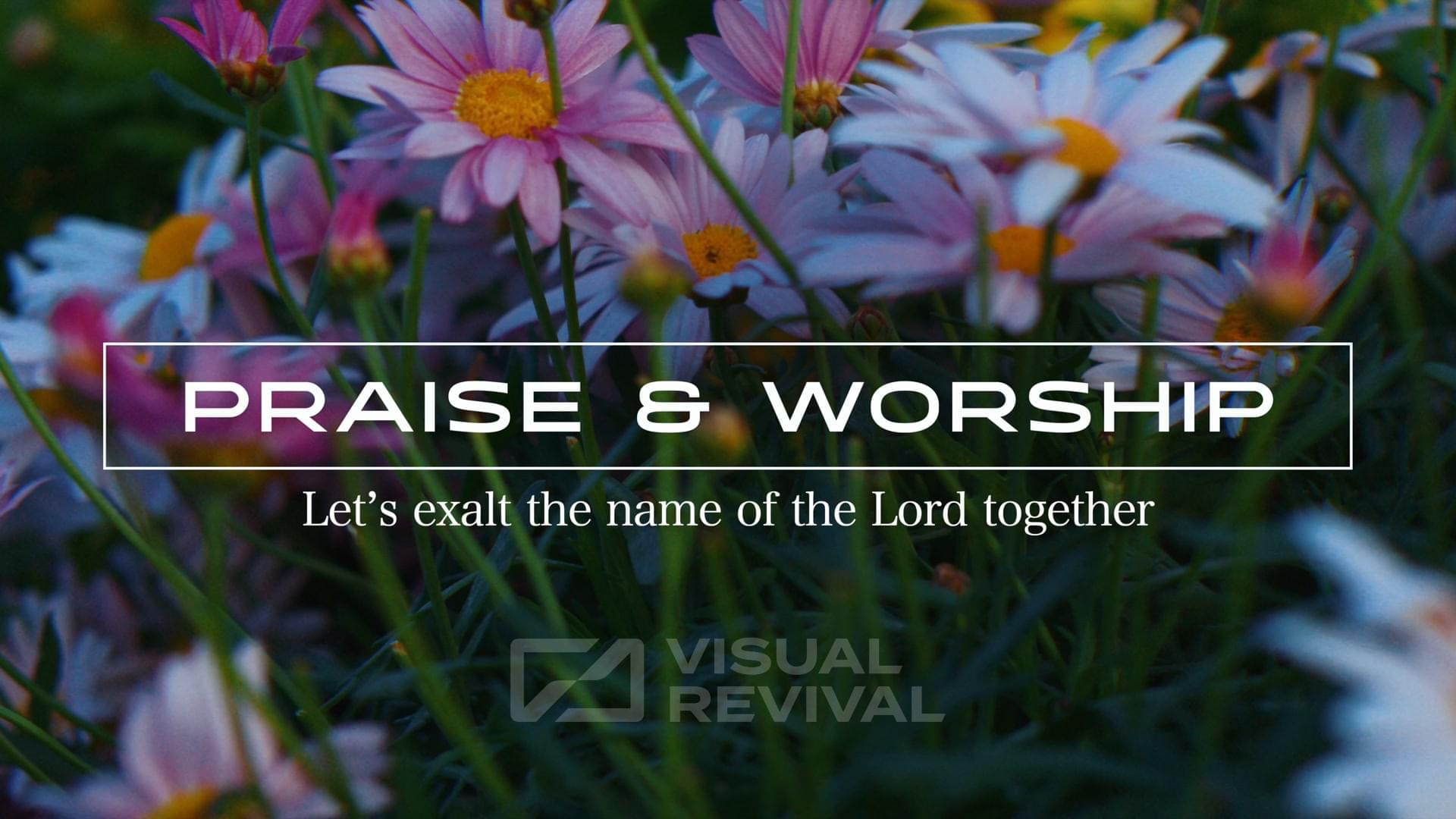 Spring's Embrace Title Slide - Praise And Worship | Visual Revival