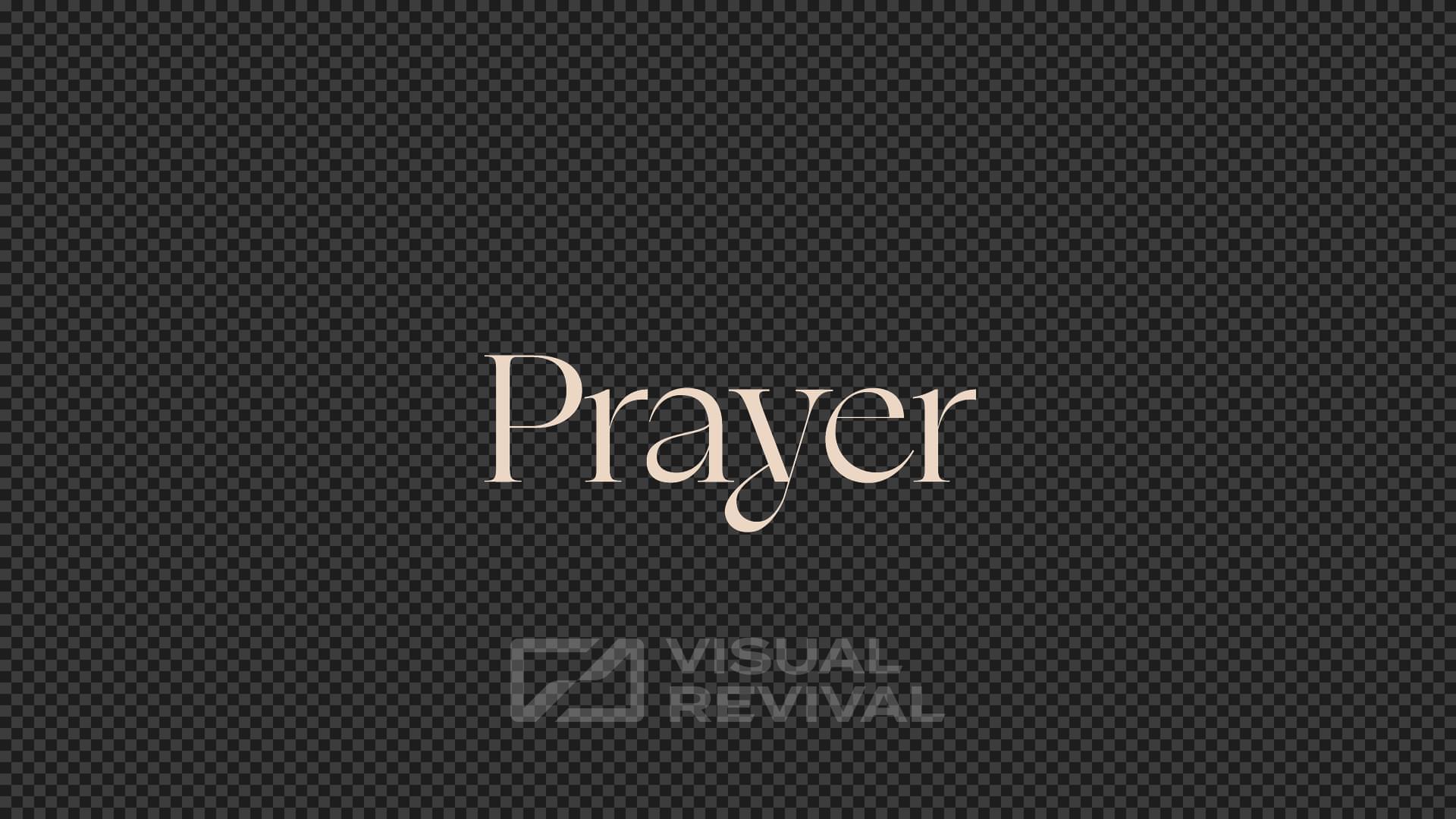 Bread And Cup Title Overlay - Prayer | Visual Revival