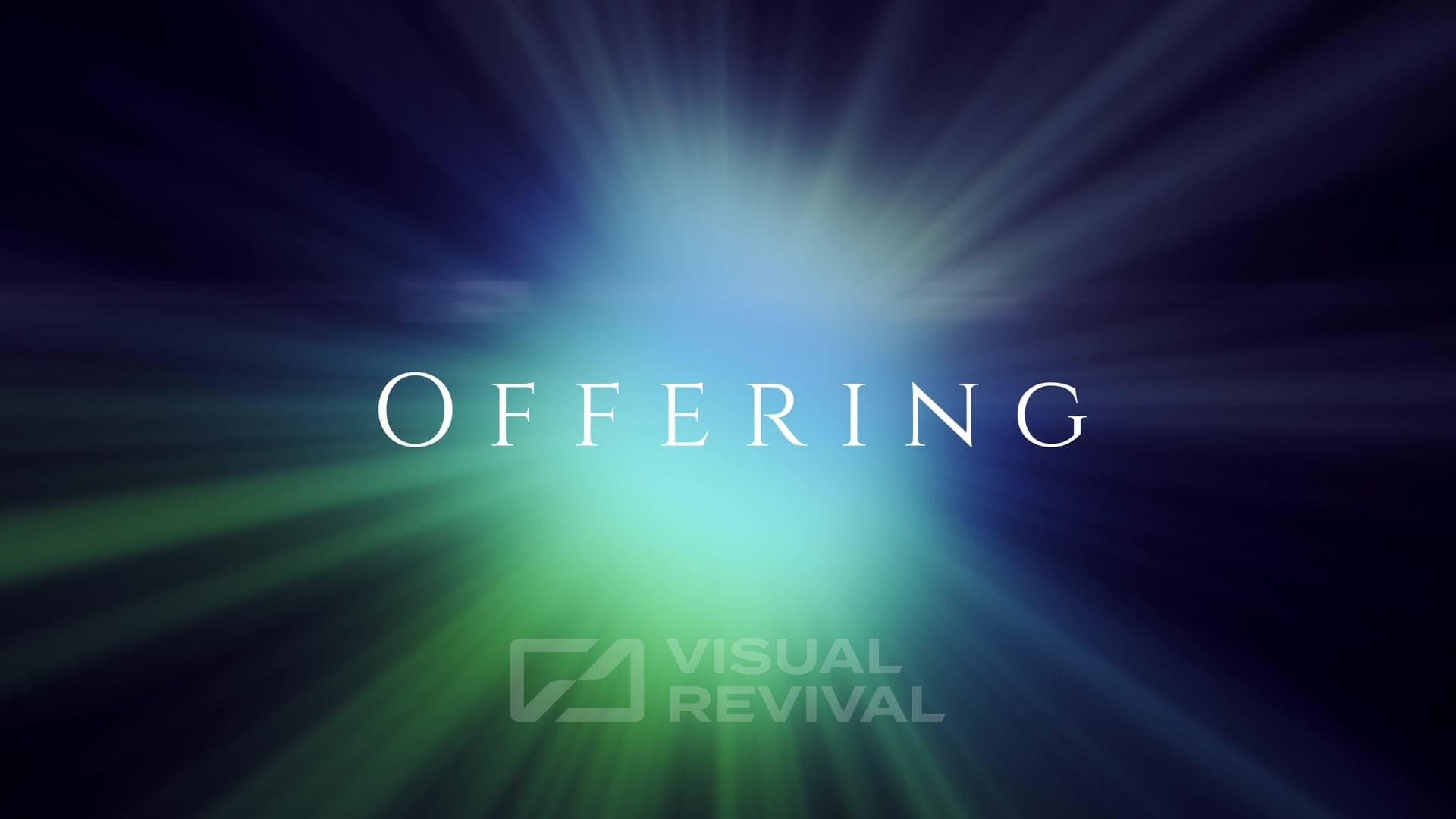 Easter Light Title Slide - Offering | Visual Revival