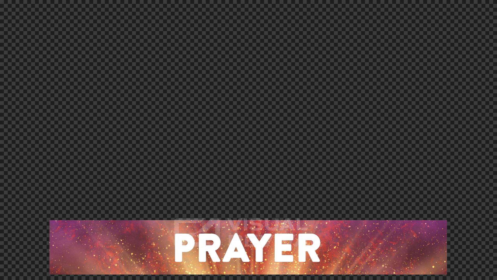 Easter Risen Lower Third - Prayer | Visual Revival