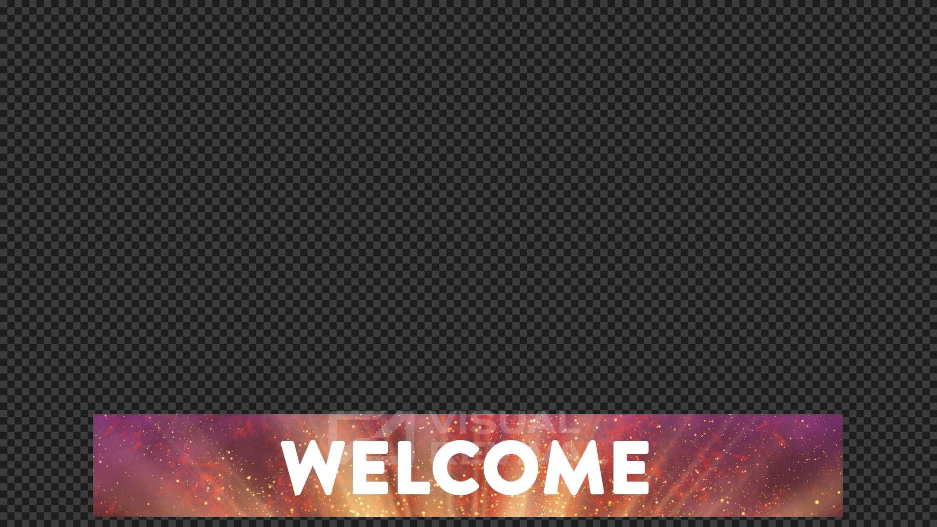 Easter Risen Lower Third - Welcome | Visual Revival