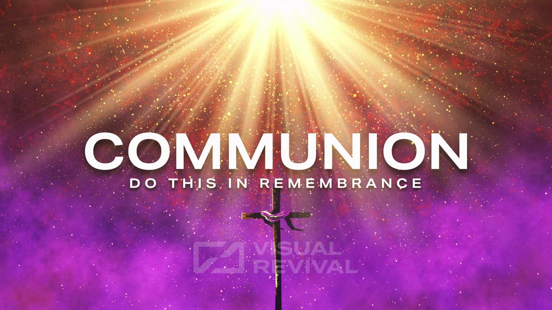 Easter Risen Title Slide - Communion | Visual Revival