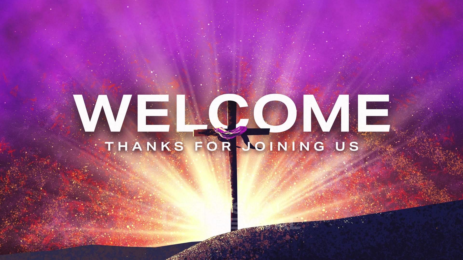 Easter Risen Title Slide - Welcome | Visual Revival