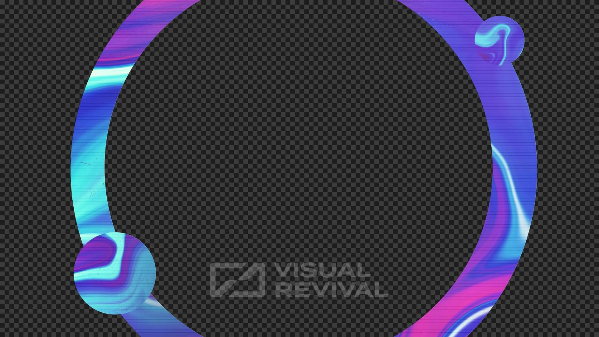 Jesus Is King Title Overlay - Circle Frame | Visual Revival