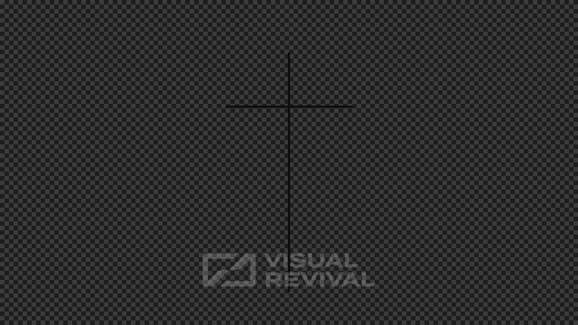 Name Above Title Overlay - Cross Darker | Visual Revival