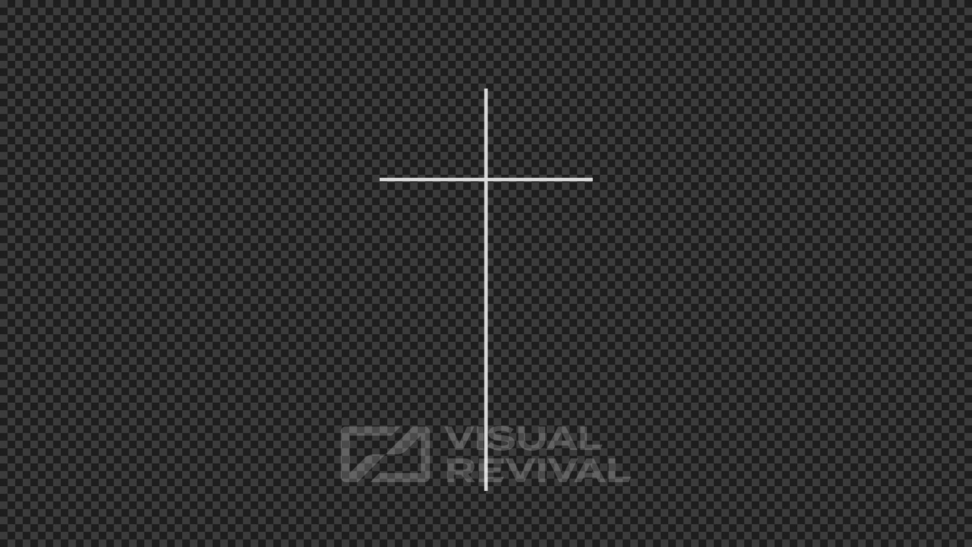 Name Above Title Overlay - Cross | Visual Revival