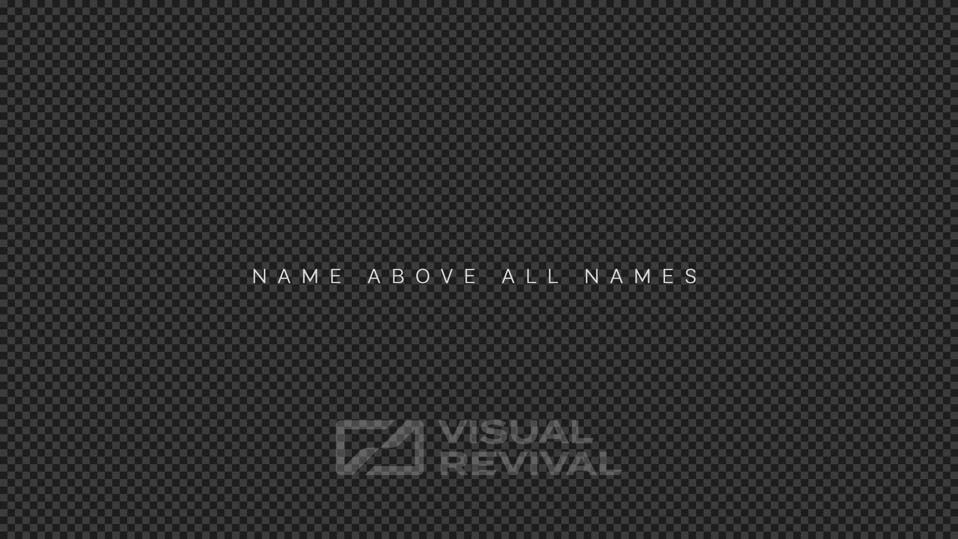 Name Above Title Overlay - Name Above All Names | Visual Revival