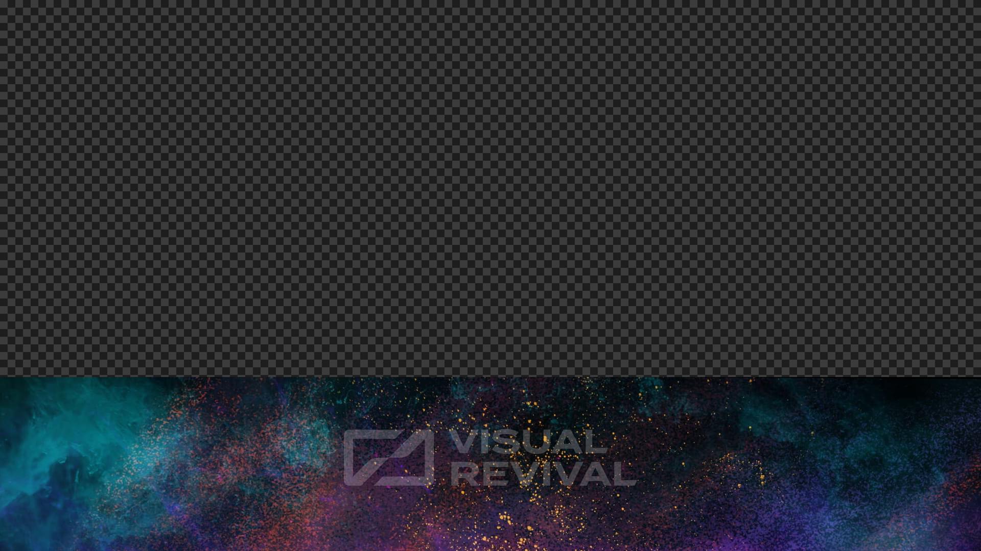 Radiant Paint Lower Third - Blank Large | Visual Revival