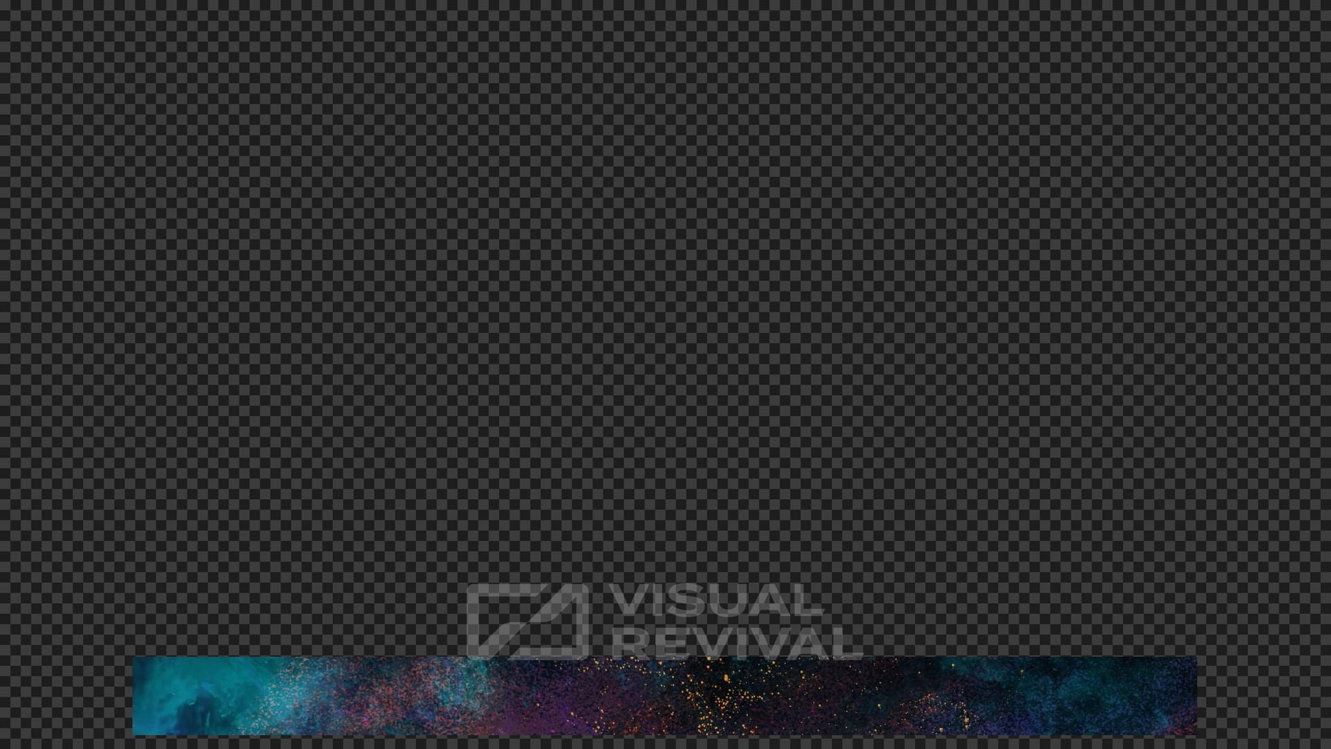 Radiant Paint Lower Third - Lyrics Bar One Line | Visual Revival