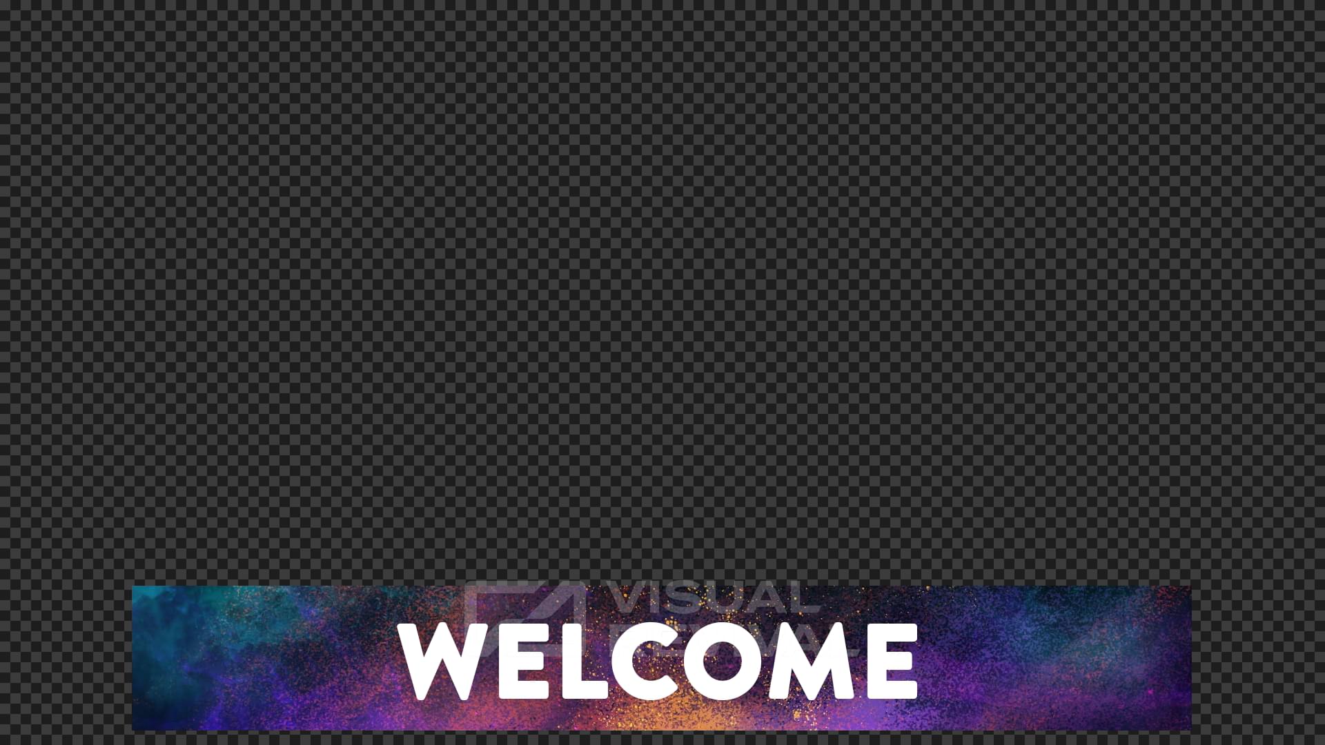 Radiant Paint Lower Third - Welcome | Visual Revival