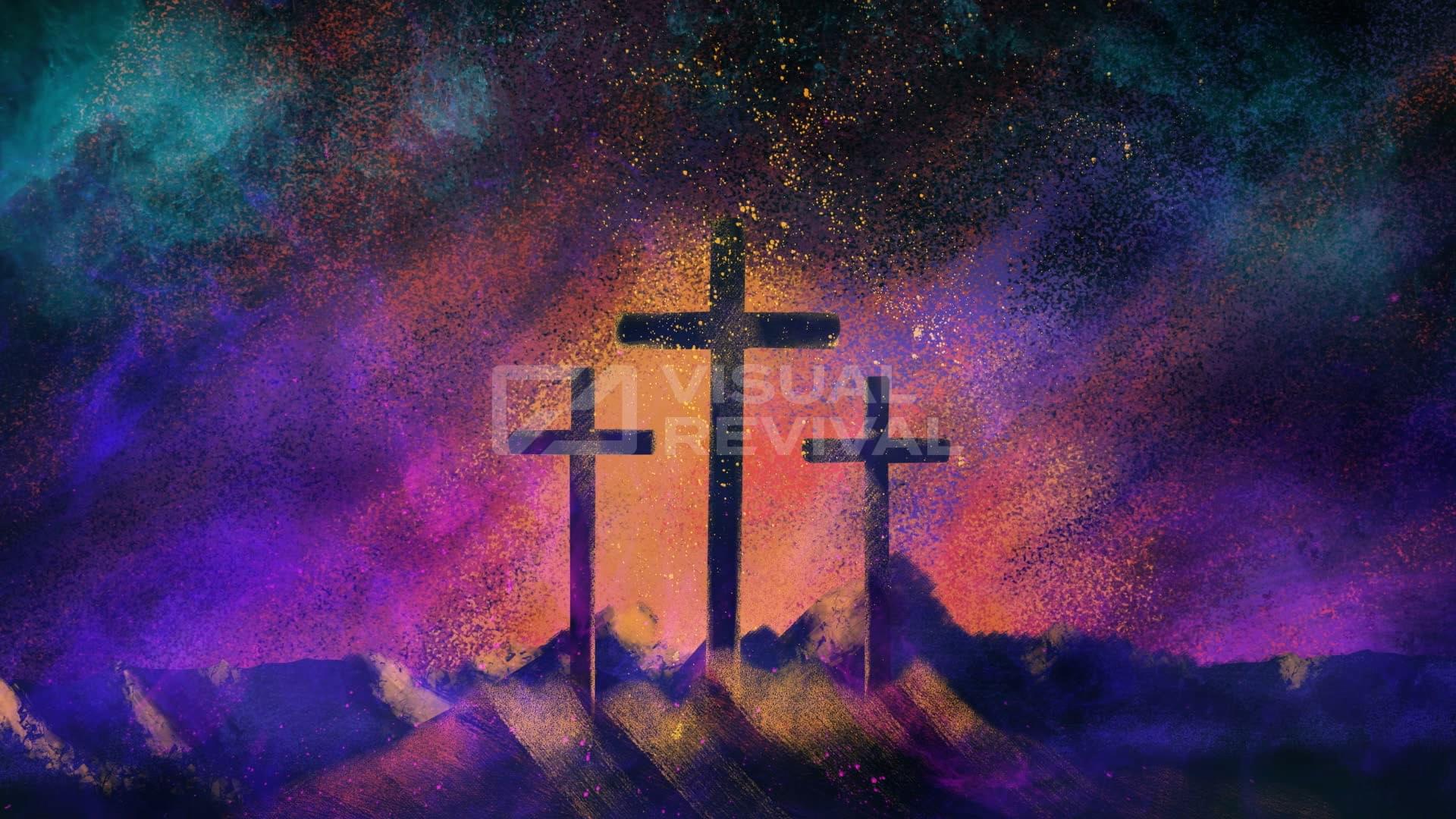 Radiant Paint Still - Crosses 02 | Visual Revival