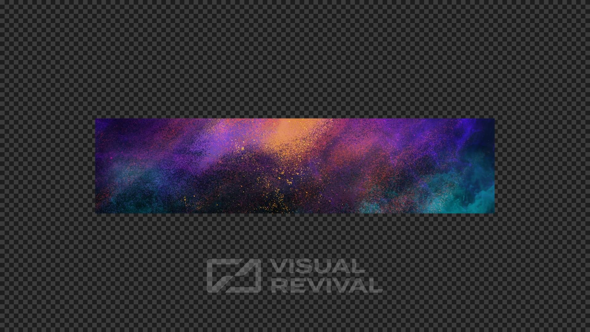 Radiant Paint Title Overlay - Textured Box 01 | Visual Revival