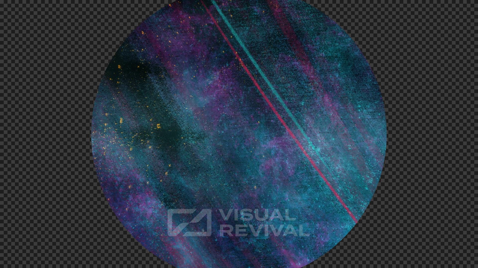 Radiant Paint Title Overlay - Textured Circle 03 | Visual Revival