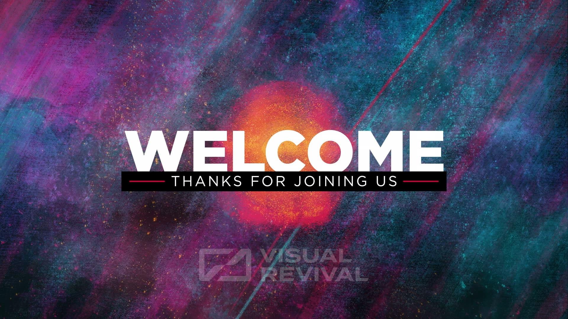 Radiant Paint Title Slide - Welcome Stone | Visual Revival