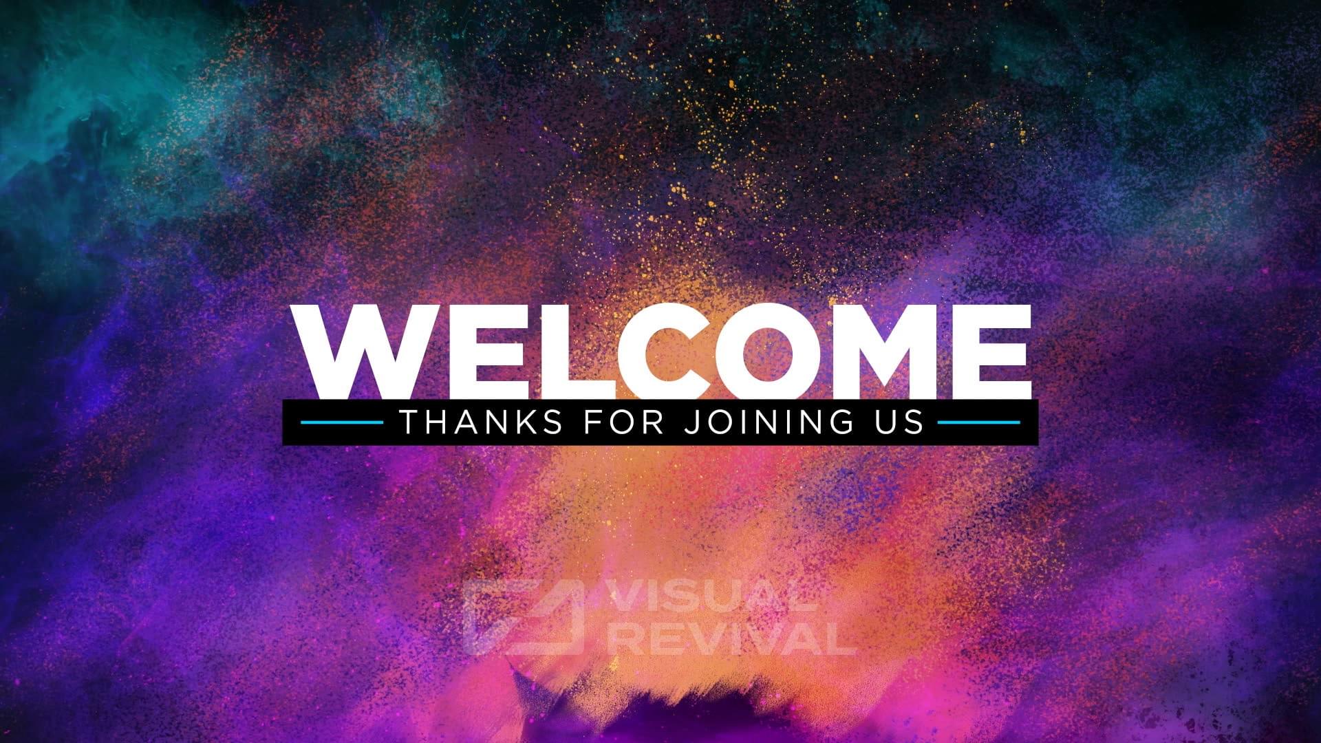 Radiant Paint Title Slide - Welcome | Visual Revival