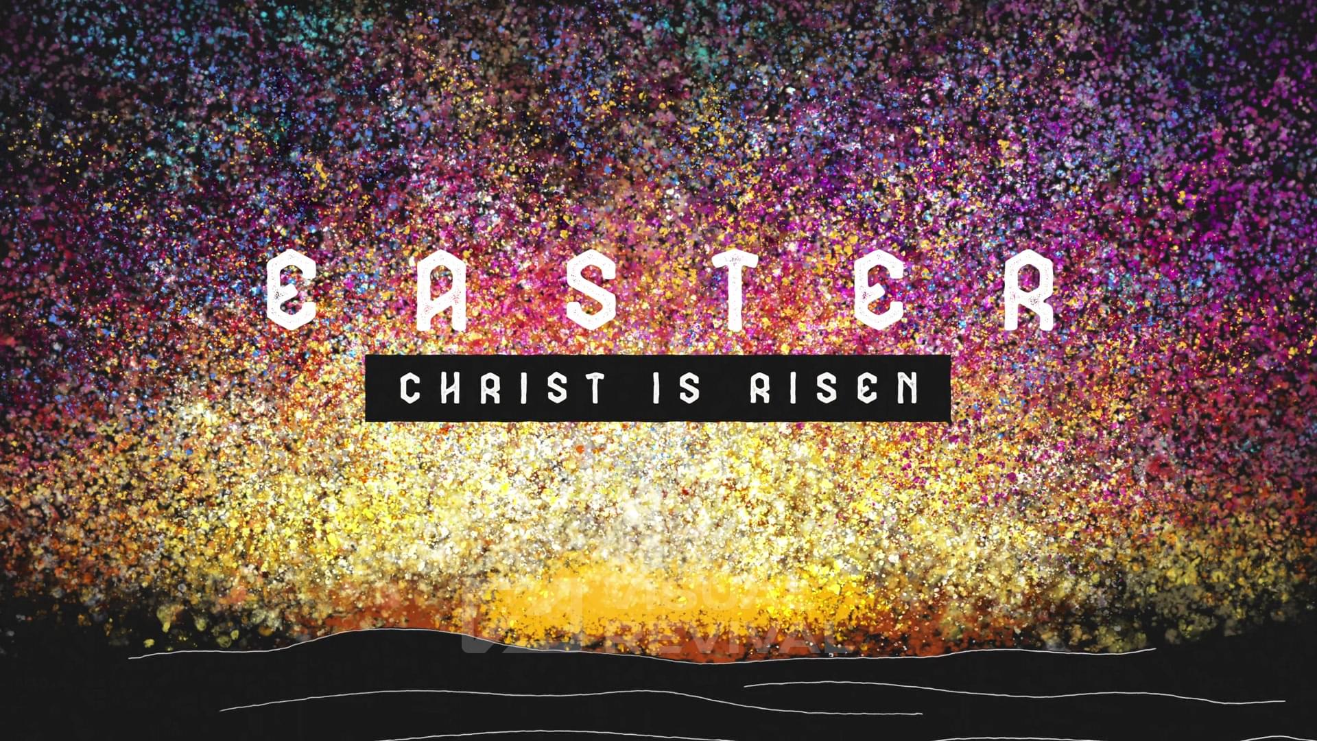 Were You There Title Slide - Easter Christ Is Risen | Visual Revival