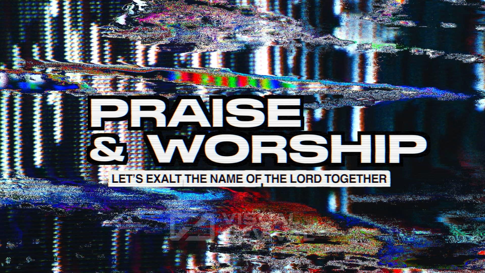 Digital Collapse Title Slide - Praise And Worship | Visual Revival