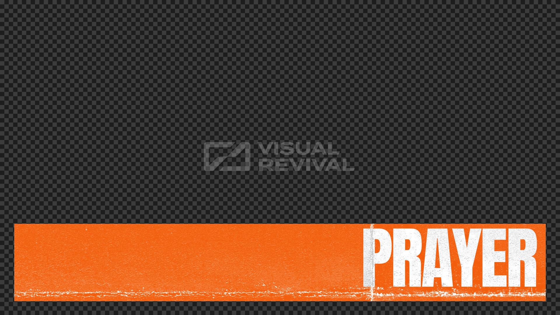 Prayer Lower Third 01 | Visual Revival