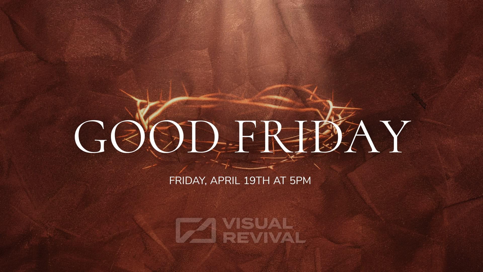 Good Friday Sermon Title - Main Title | Visual Revival