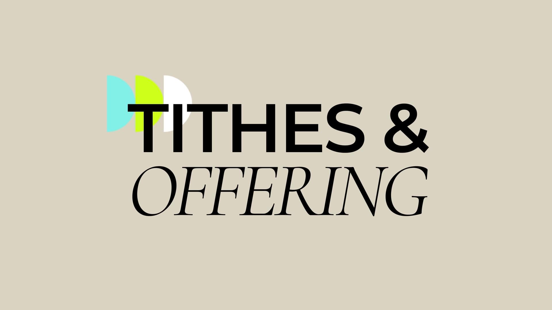 Tithes And Offering | Visual Revival