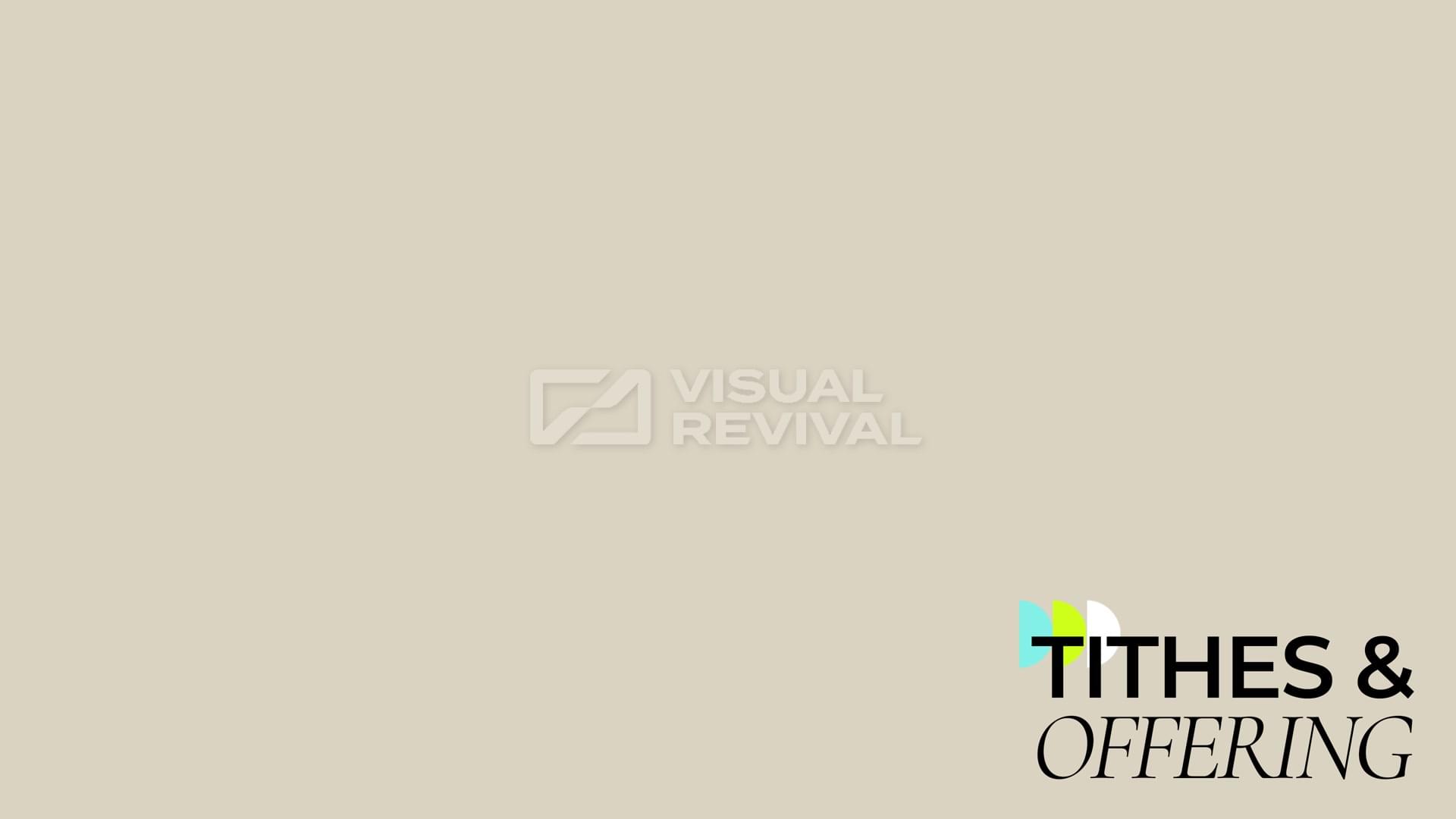 Tithes And Offering Slide Background 01 | Visual Revival
