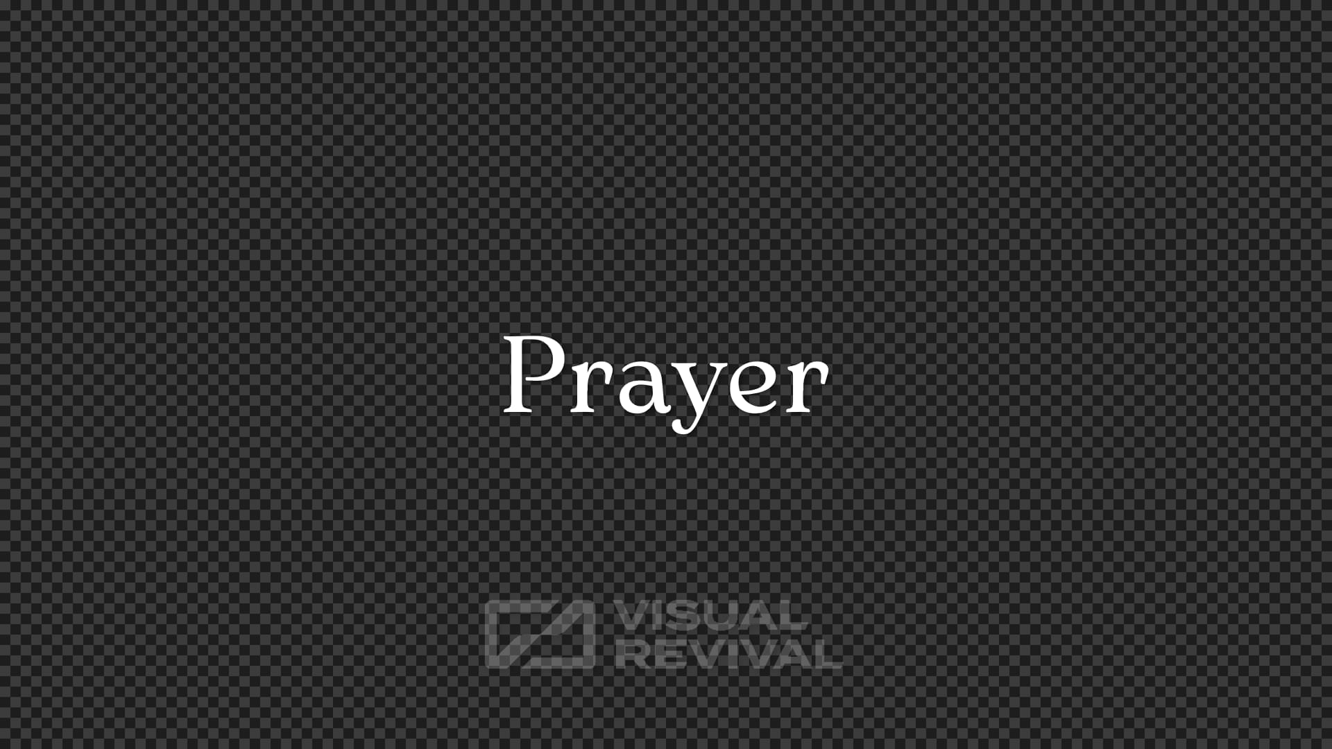 Spring Awakening Title Overlay - Prayer | Visual Revival