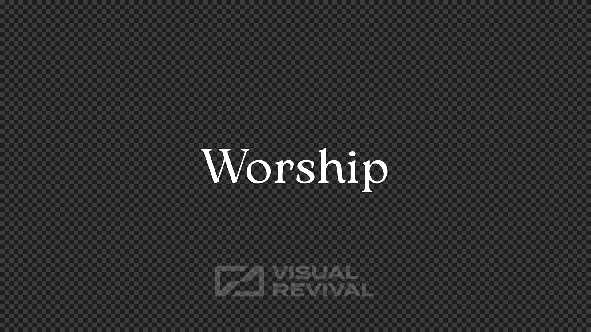 Spring Awakening Title Overlay - Worship | Visual Revival