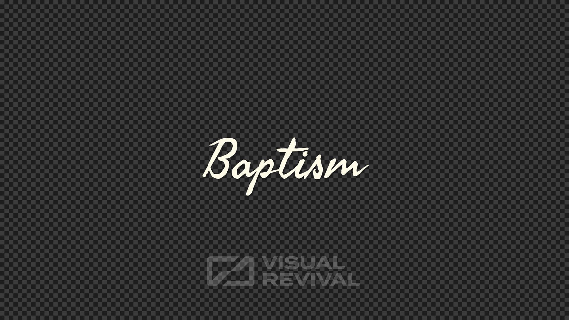 Redemption Hills Title Overlay - Baptism | Visual Revival