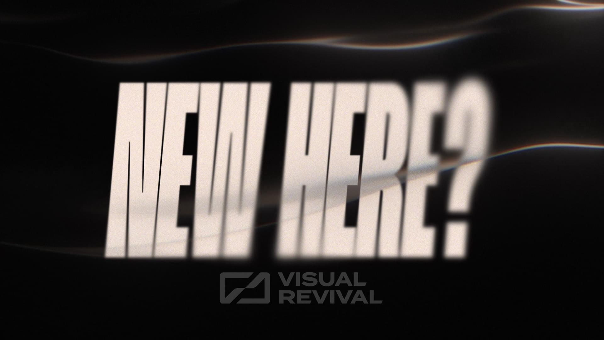 Holy Ghost Title Slide - New Here | Visual Revival