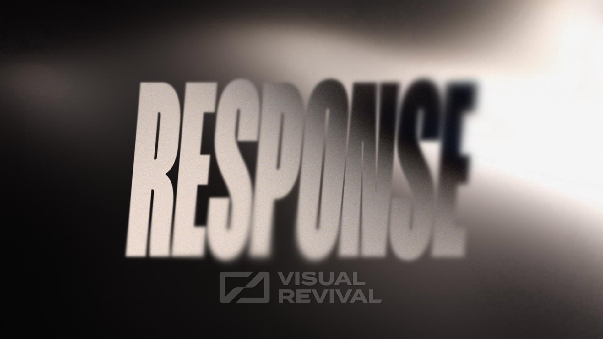Holy Ghost Title Slide - Response | Visual Revival