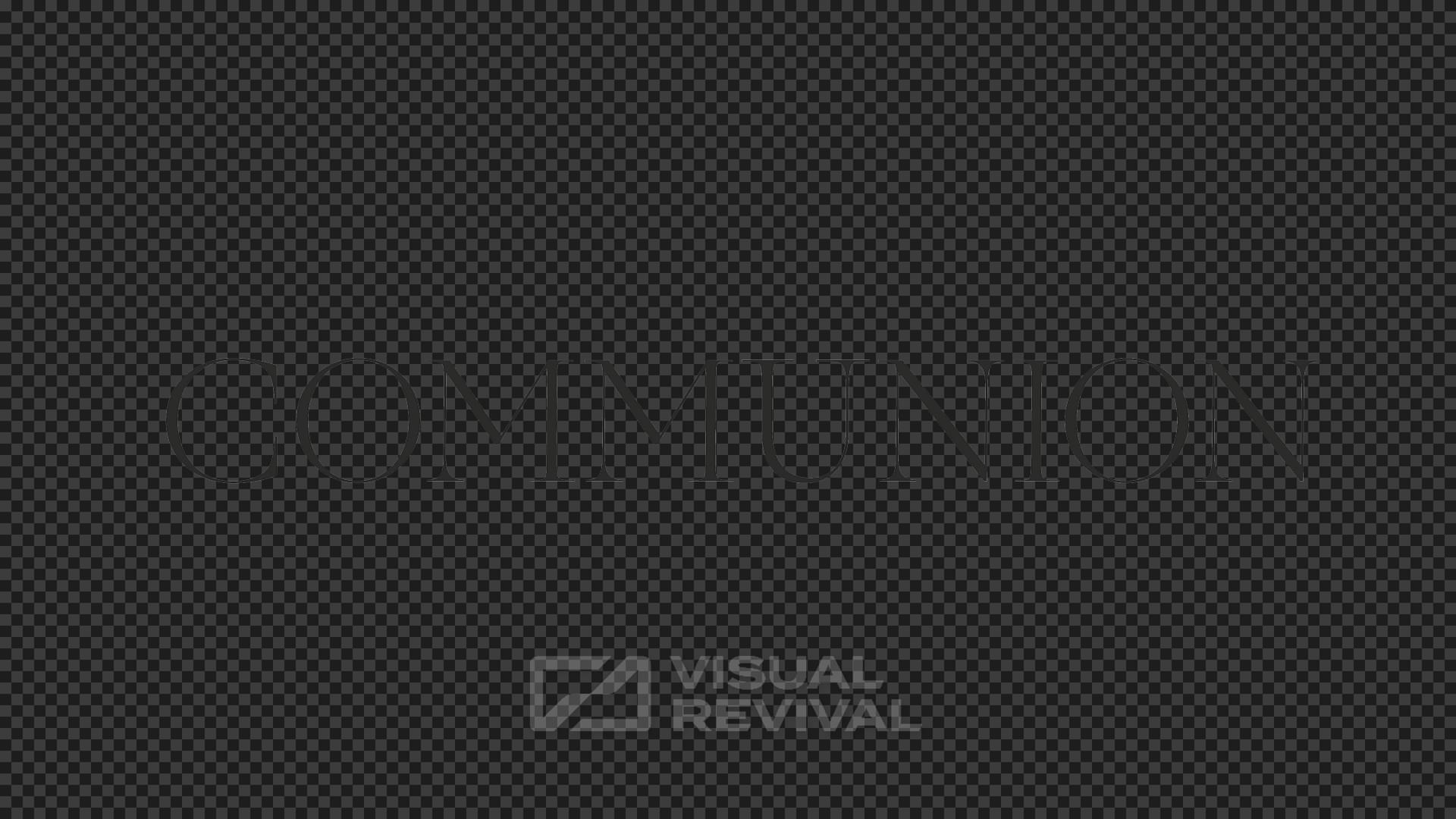 Easter Vintage Title Overlay - Communion | Visual Revival
