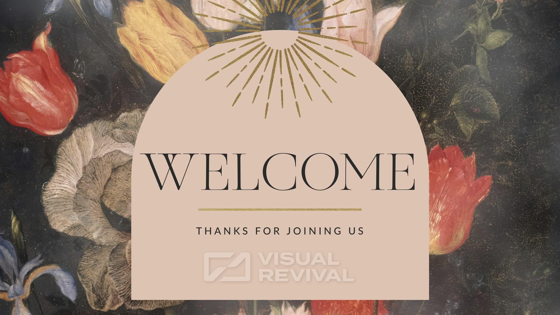 Easter Vintage Title Slide - Welcome | Visual Revival