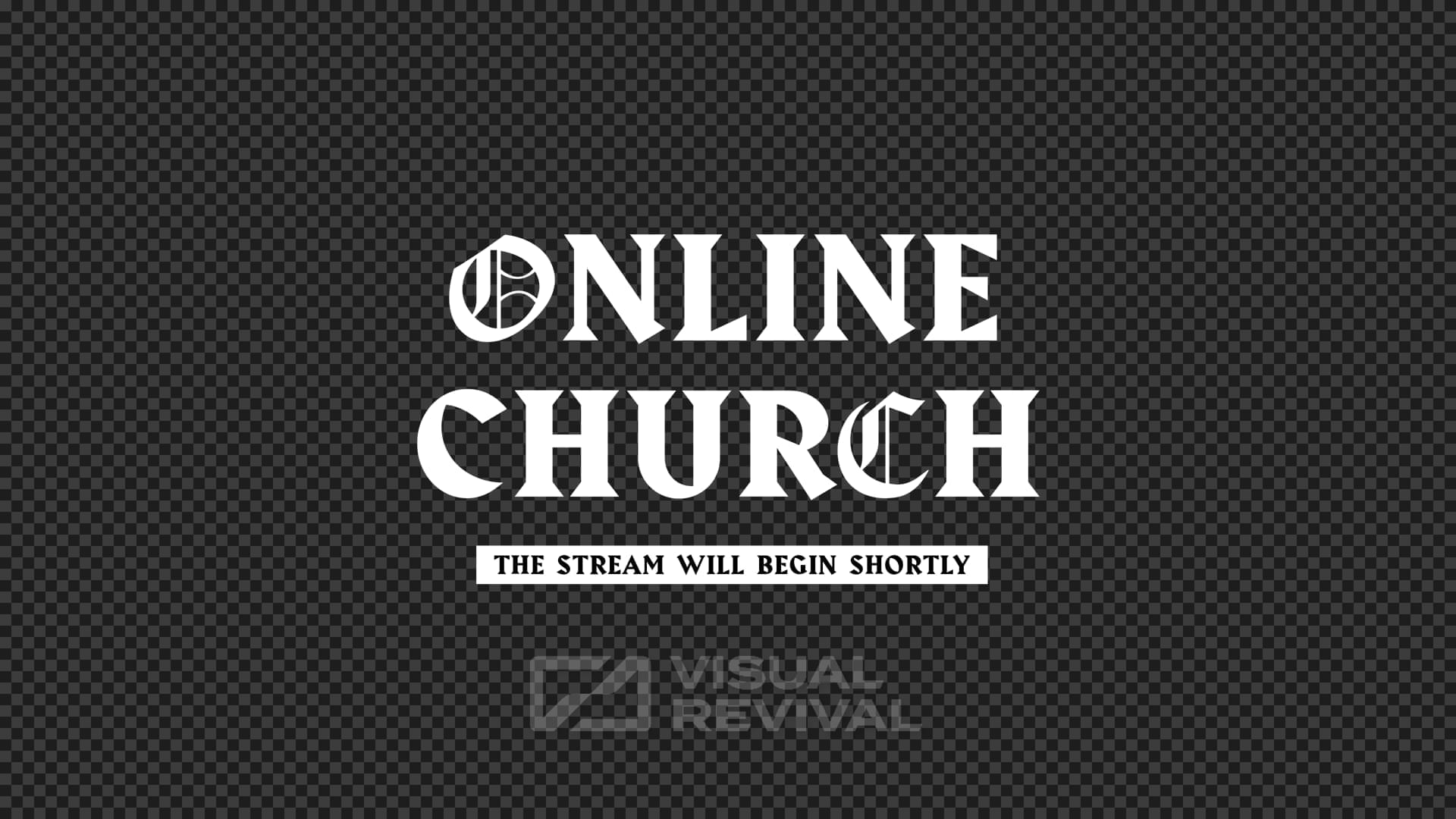 Easter XXV Title Overlay - Online Church | Visual Revival