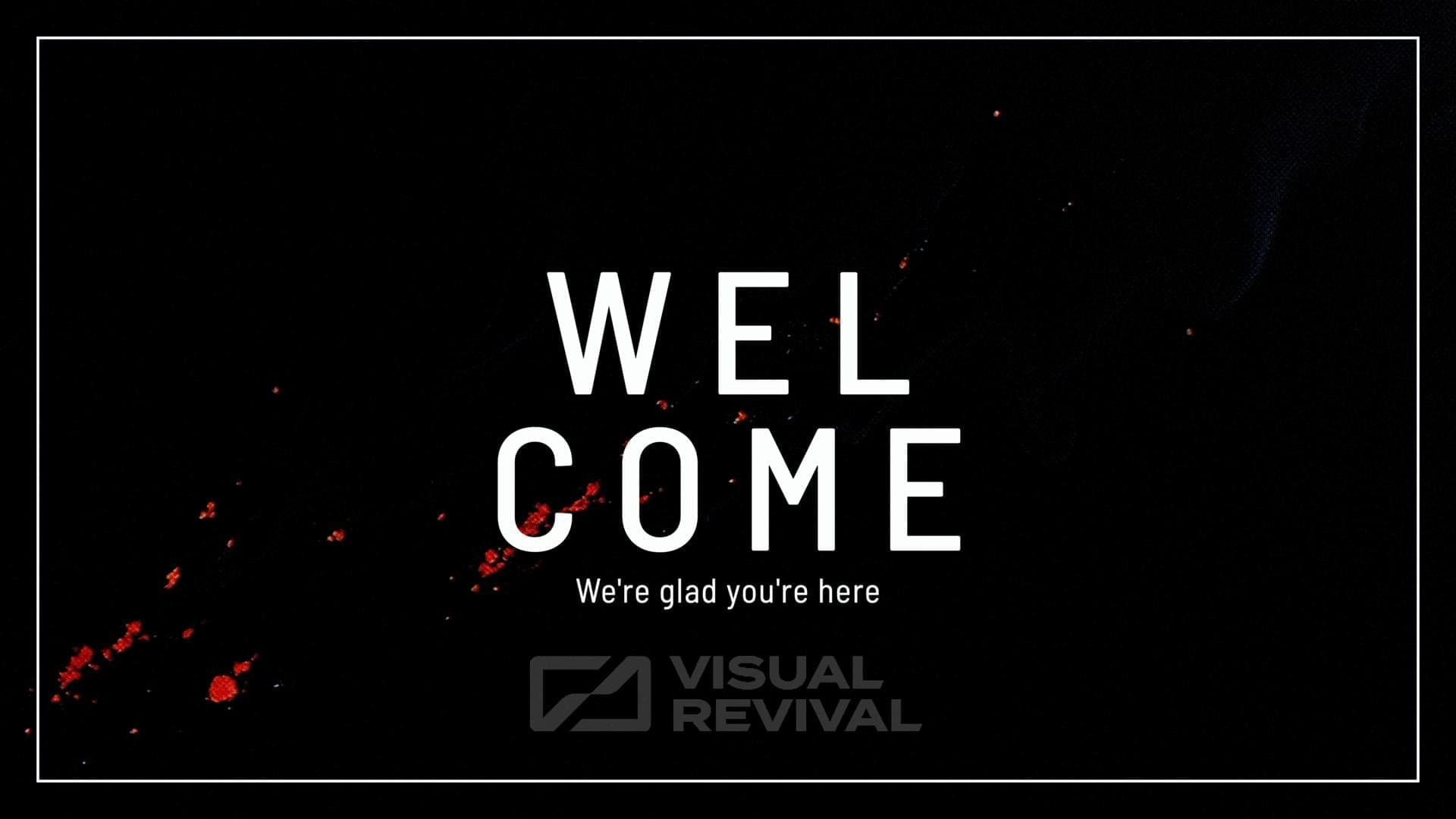 Stop Motion Flames Title Slide - Welcome | Visual Revival