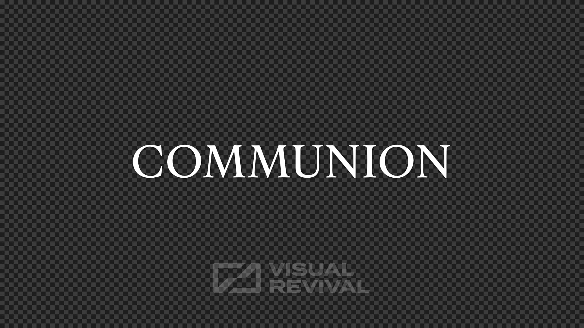 Aspen Meadows Title Overlay - Communion | Visual Revival