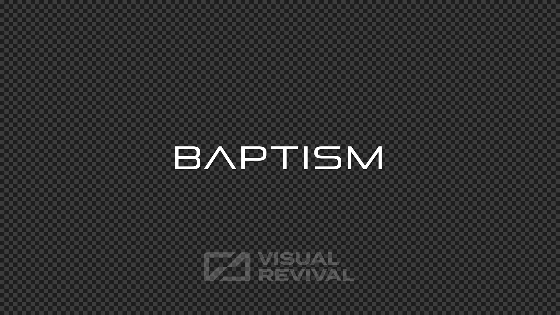 Living Waters Title Overlay - Baptism | Visual Revival
