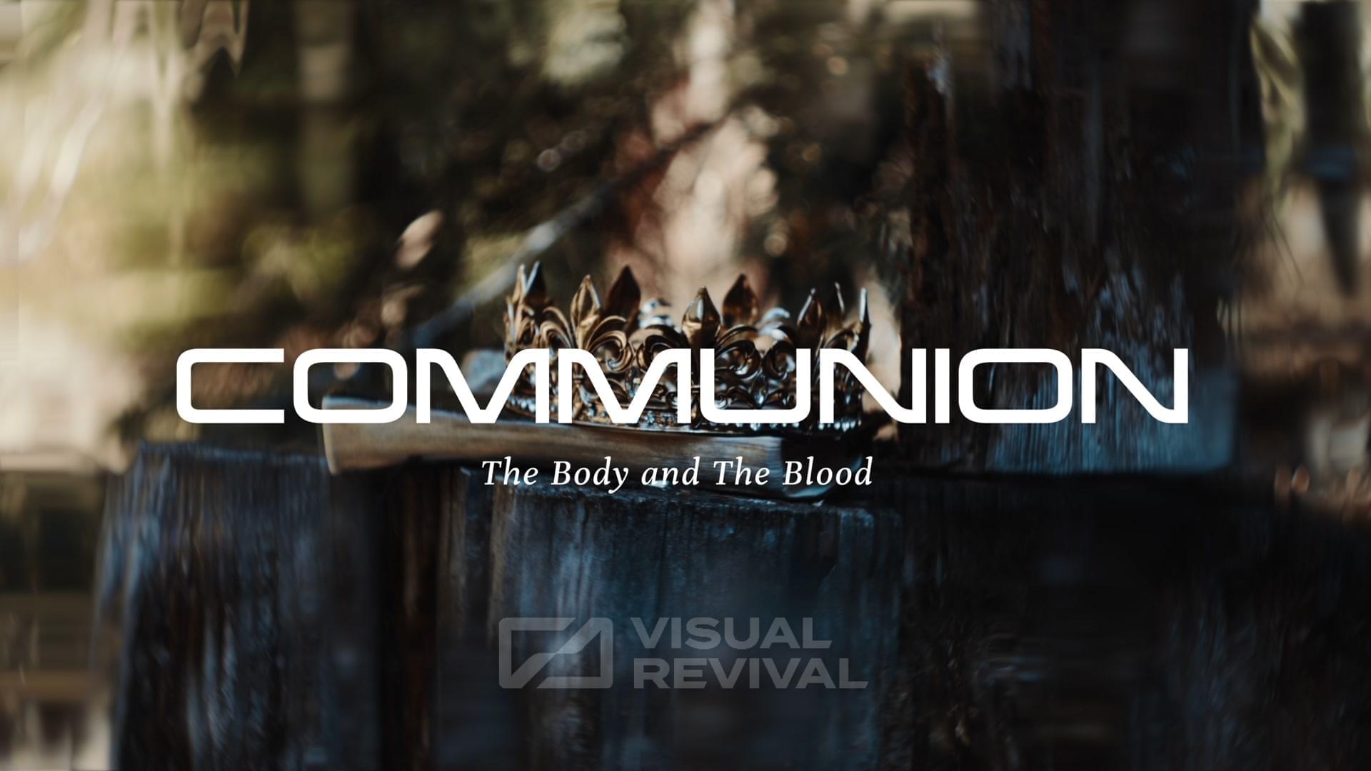 Bible & Crown Title Slide - Communion | Visual Revival