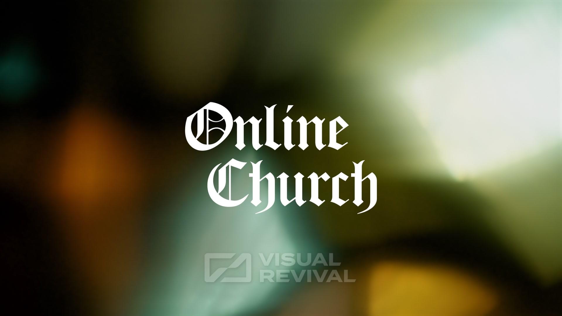 Stained Glass Title Slide - Online Church | Visual Revival