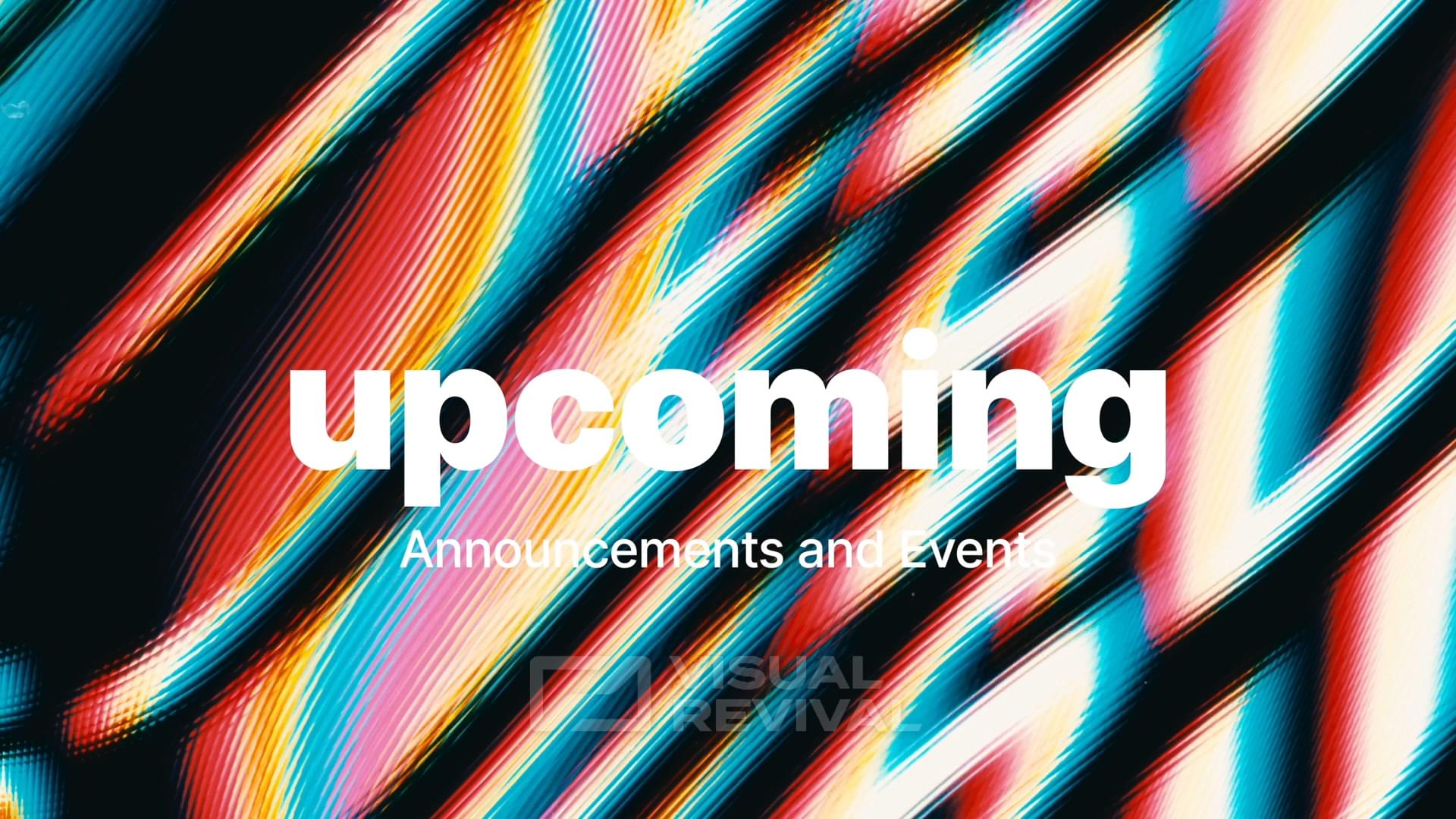 Prism Of Name Title Slide - Upcoming | Visual Revival