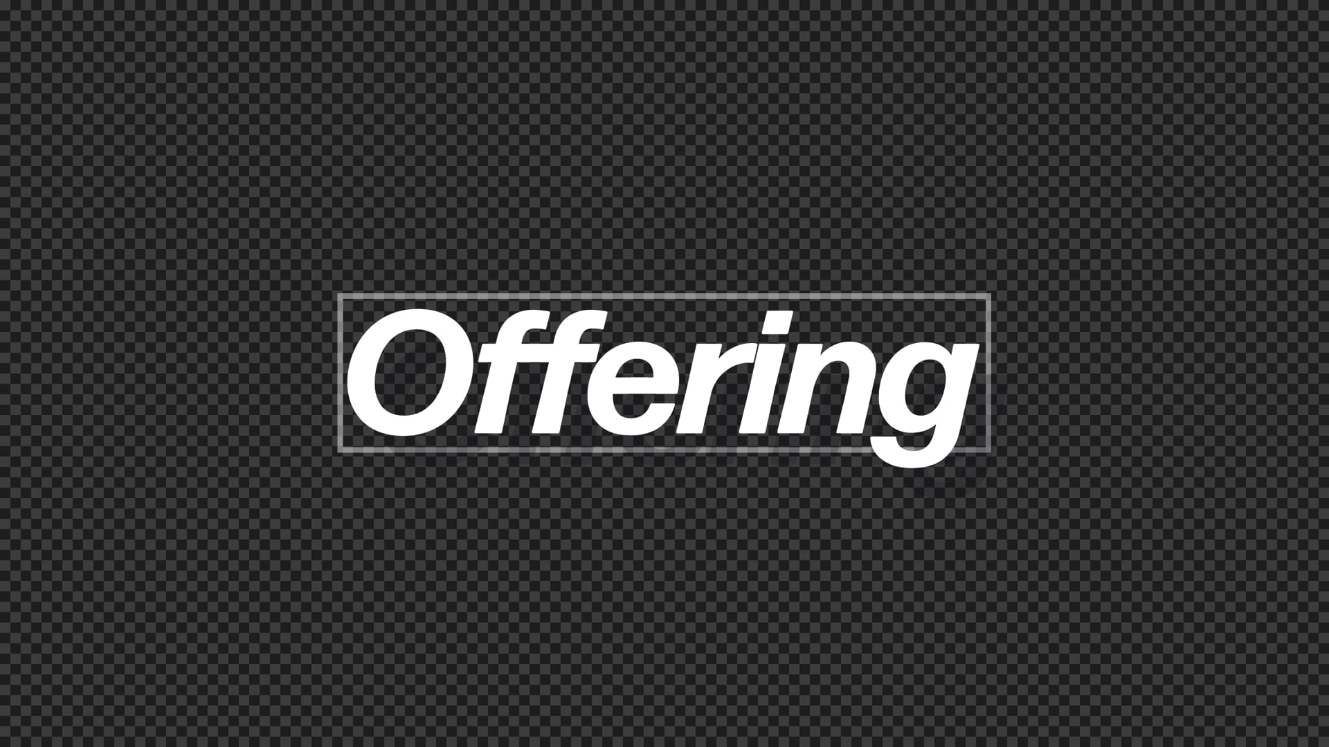 Wall Textures Title Overlay - Offering | Visual Revival