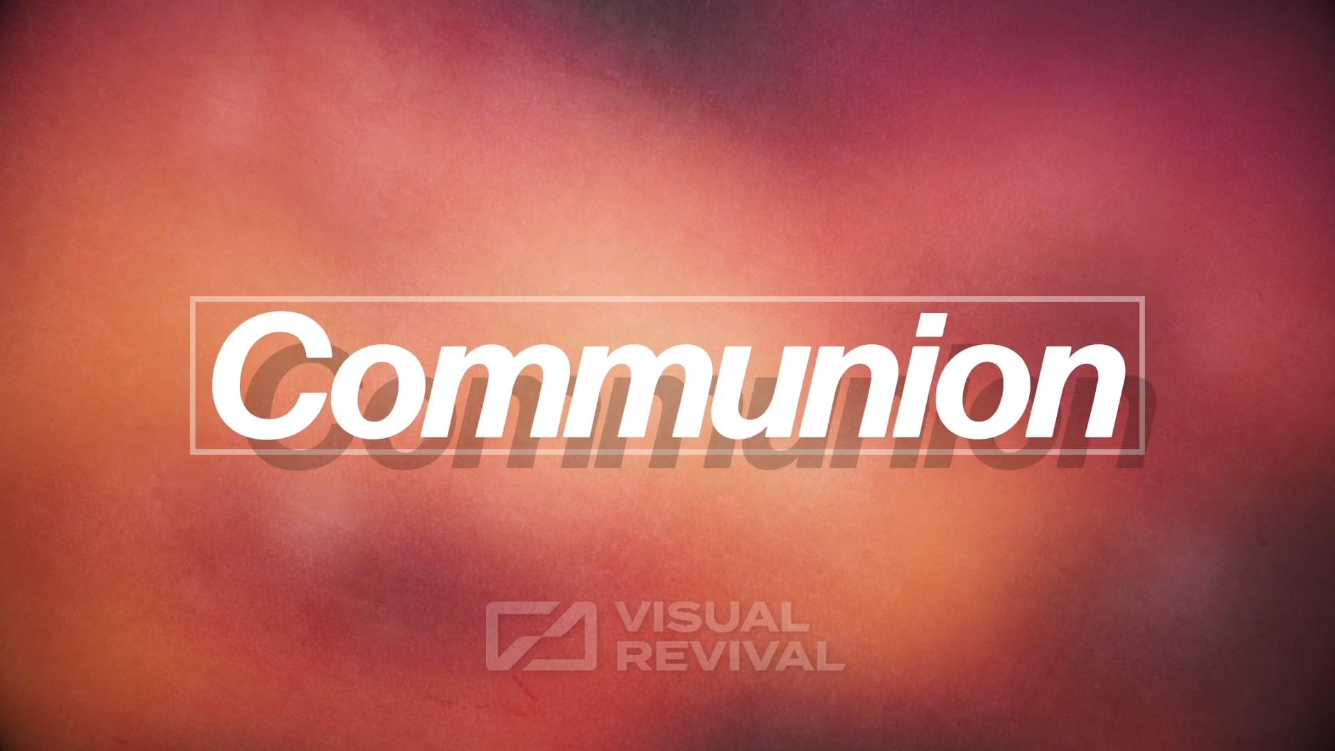 Wall Textures Title Slide - Communion | Visual Revival